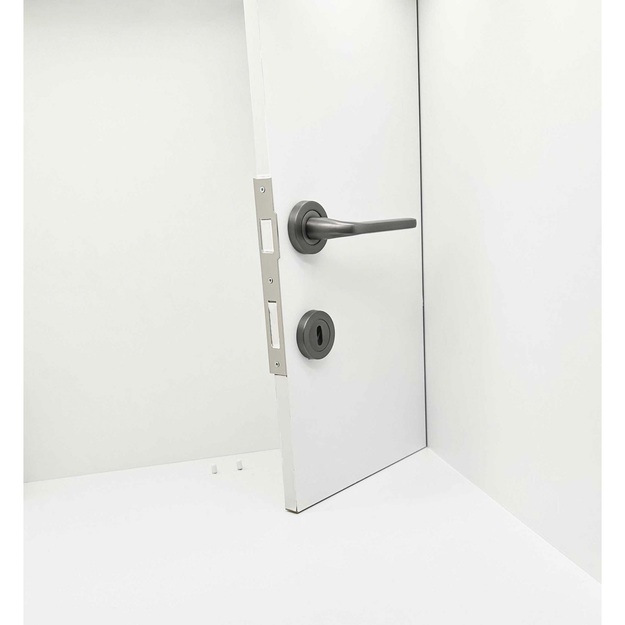 Özen Handles AL48 Araç Mat Skoç Füme Rozetli Oda Kapı Kolu 1 Takım ...