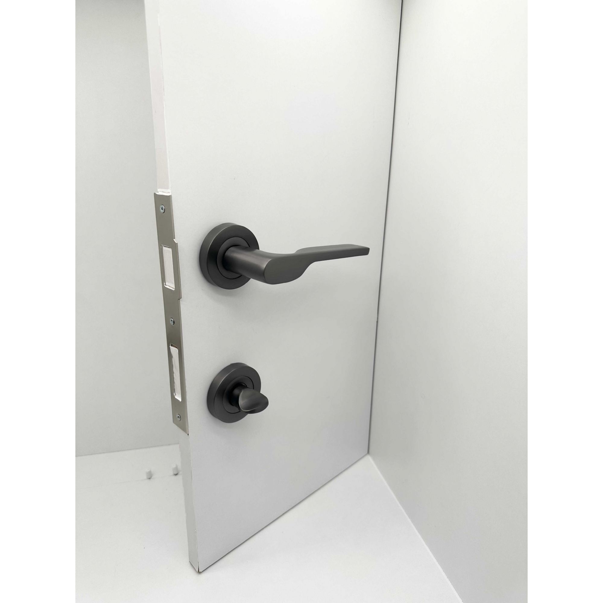 Özen Handles Petra Mat Skoç Füme Rozetli Wc Banyo Kapı Kolu 1 Takım ...