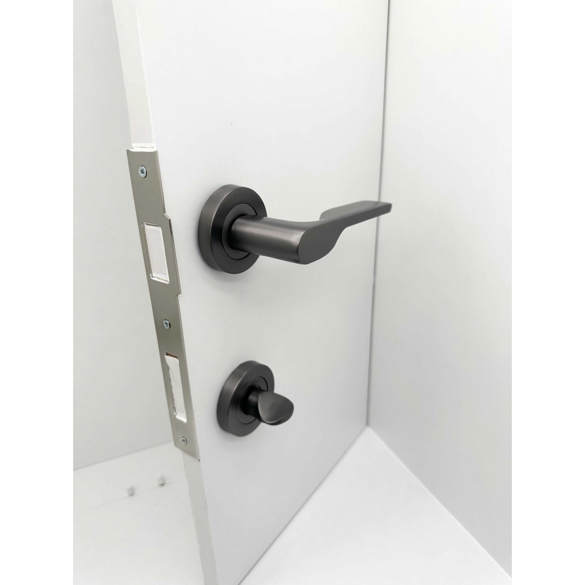 Özen Handles Petra Mat Skoç Füme Rozetli Wc Banyo Kapı Kolu 1 Takım ...