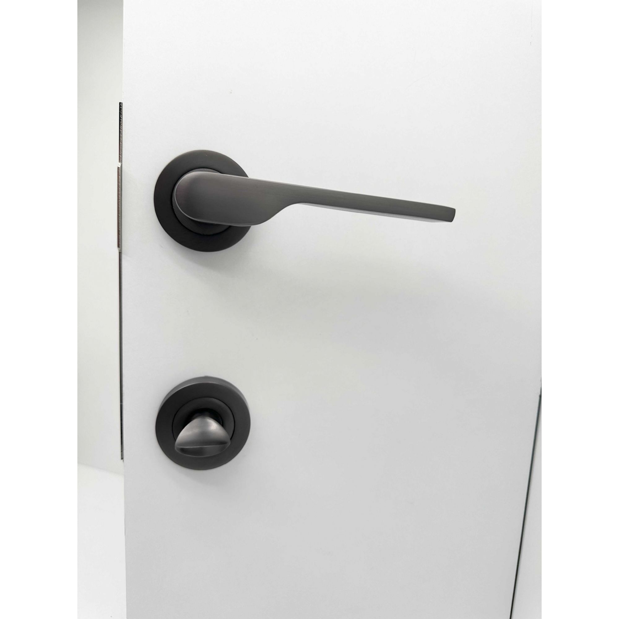 Özen Handles Petra Mat Skoç Füme Rozetli Wc Banyo Kapı Kolu 1 Takım ...