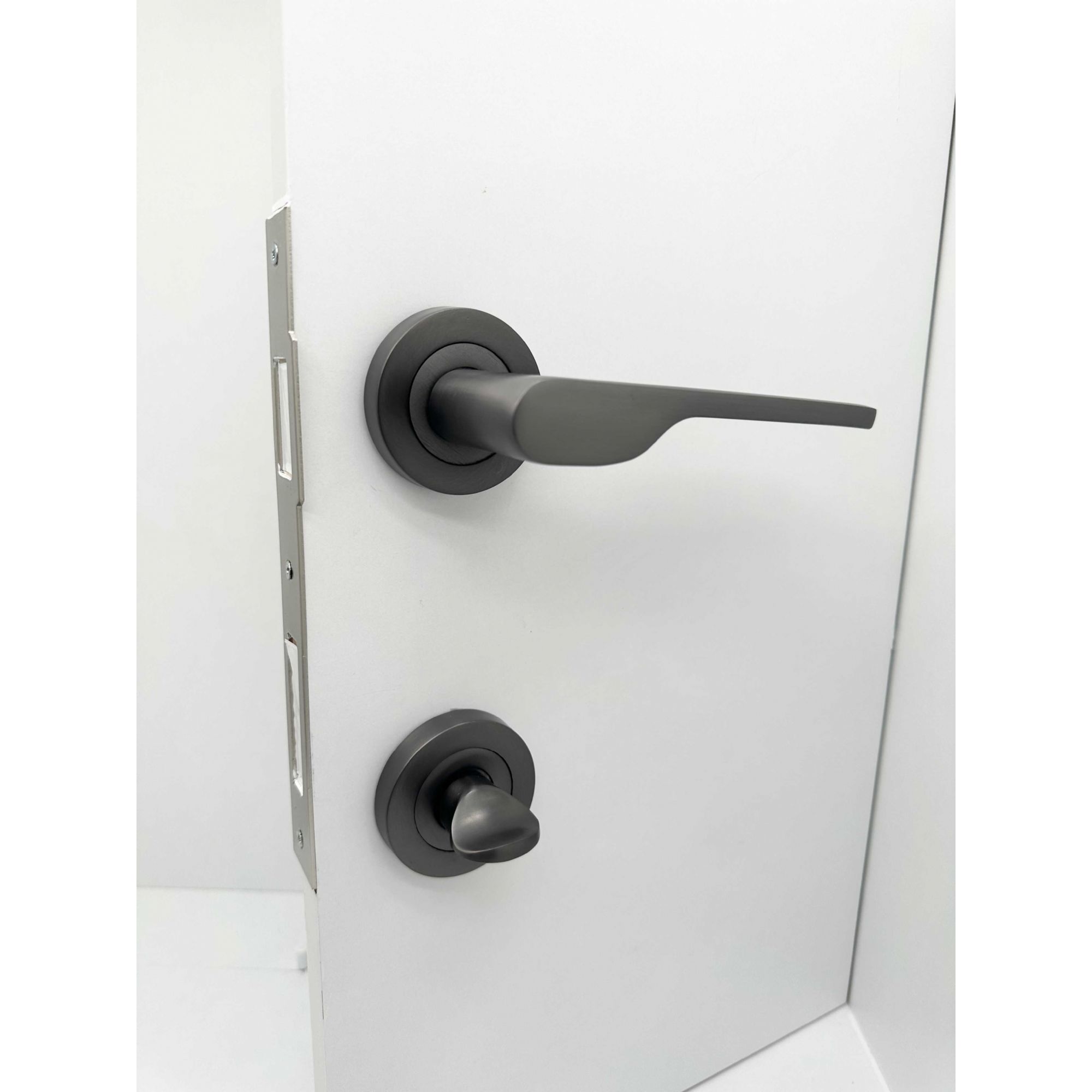 Özen Handles Petra Mat Skoç Füme Rozetli Wc Banyo Kapı Kolu 1 Takım ...