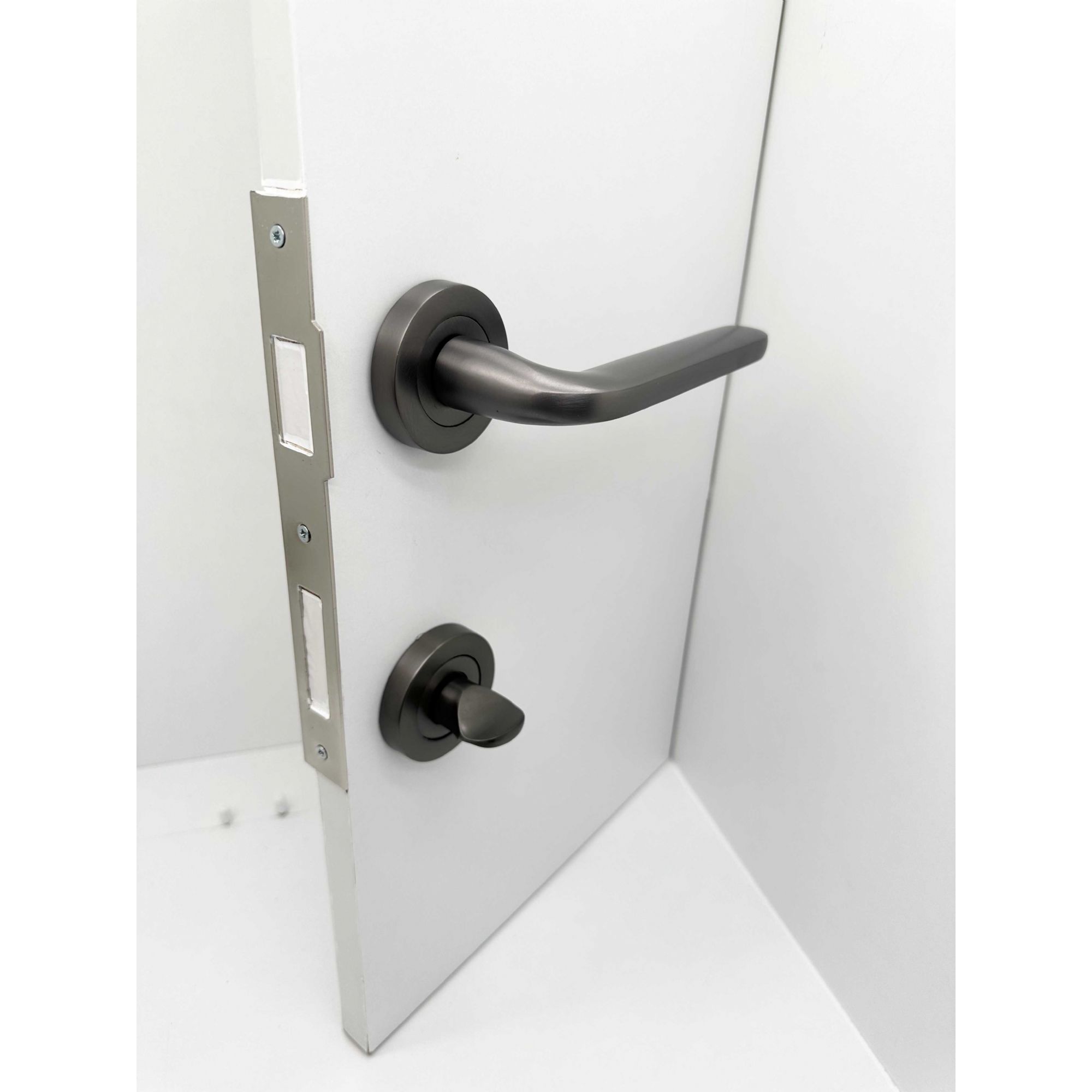 Özen Handles AL48 Araç Mat Skoç Füme Rozetli Wc Banyo Kapı Kolu 1 Takım ...