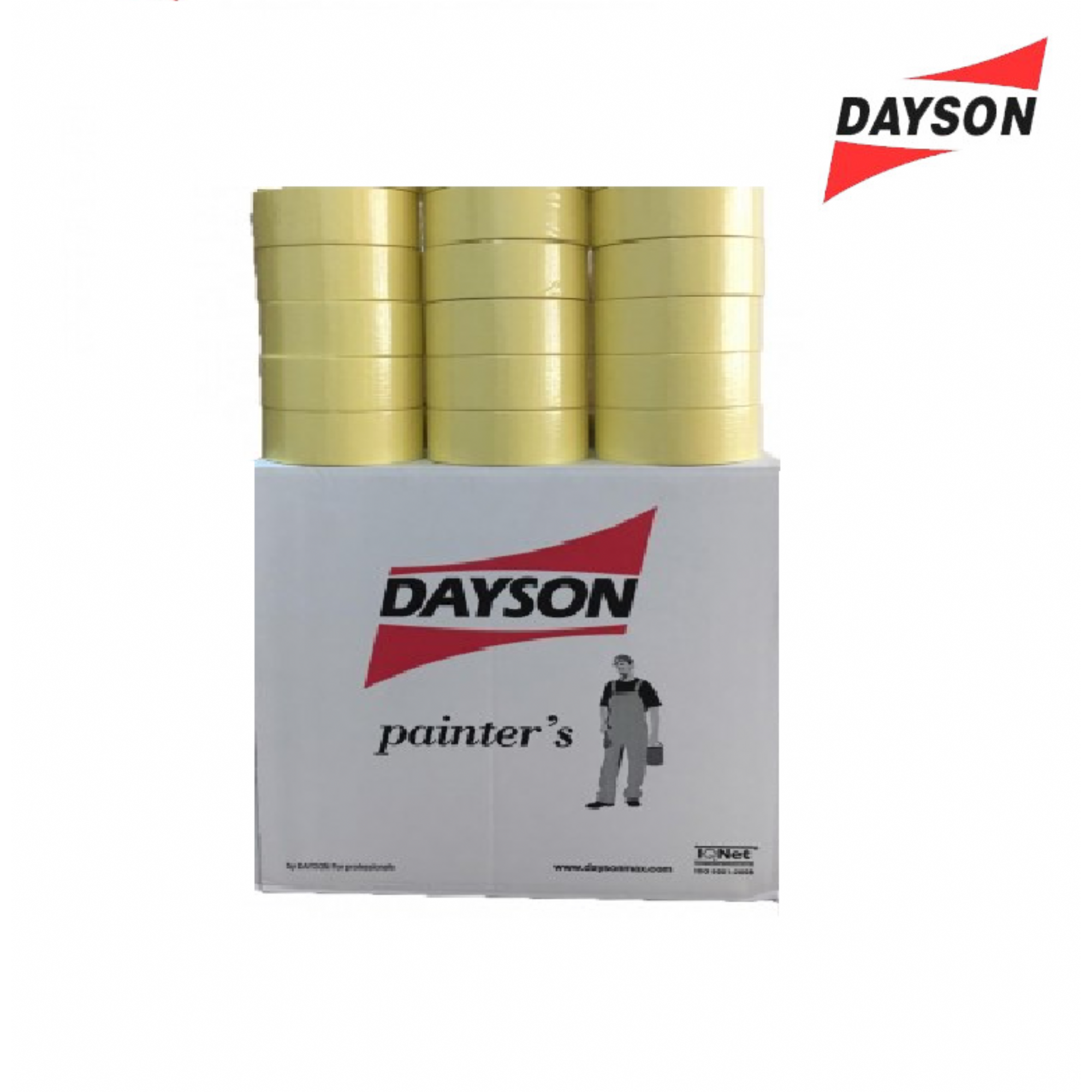 Dayson Maskeleme Bandı 80D Beyaz Kağıt Bant 48x35 Metre 36 Adet (1 Koli ...