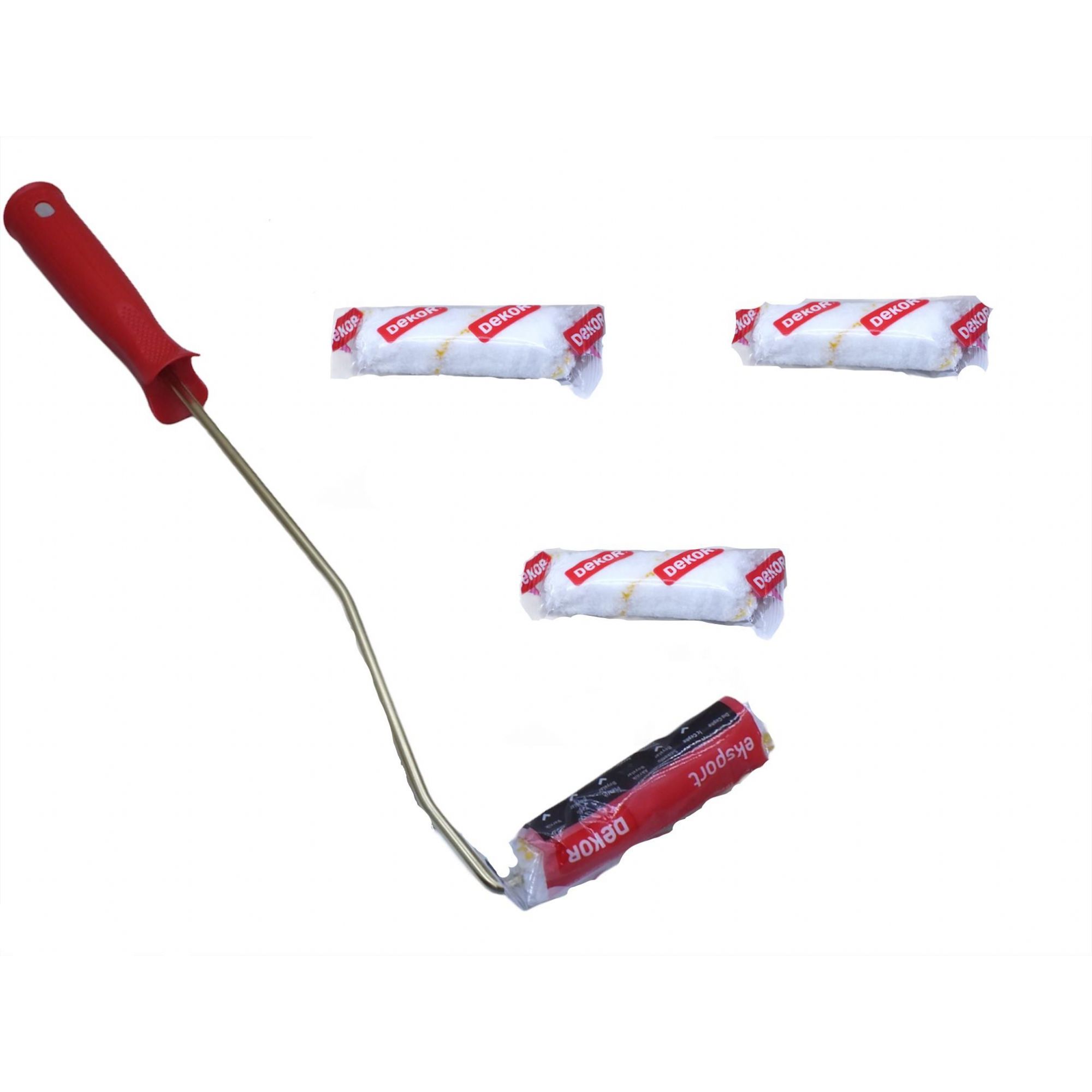 Dekor Parmak Rulo 10 Cm Rulo Yedek Ağzı 3 Adet - koldoor.com