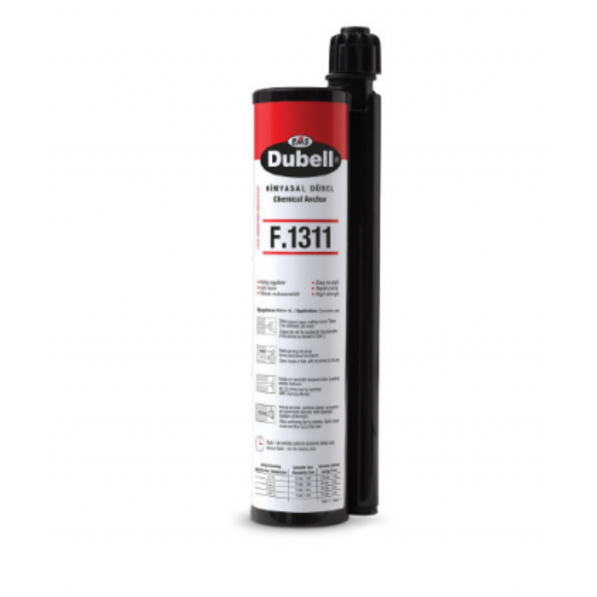 Epoksy Kimyasal Dübel 345 Ml Ems - koldoor.com