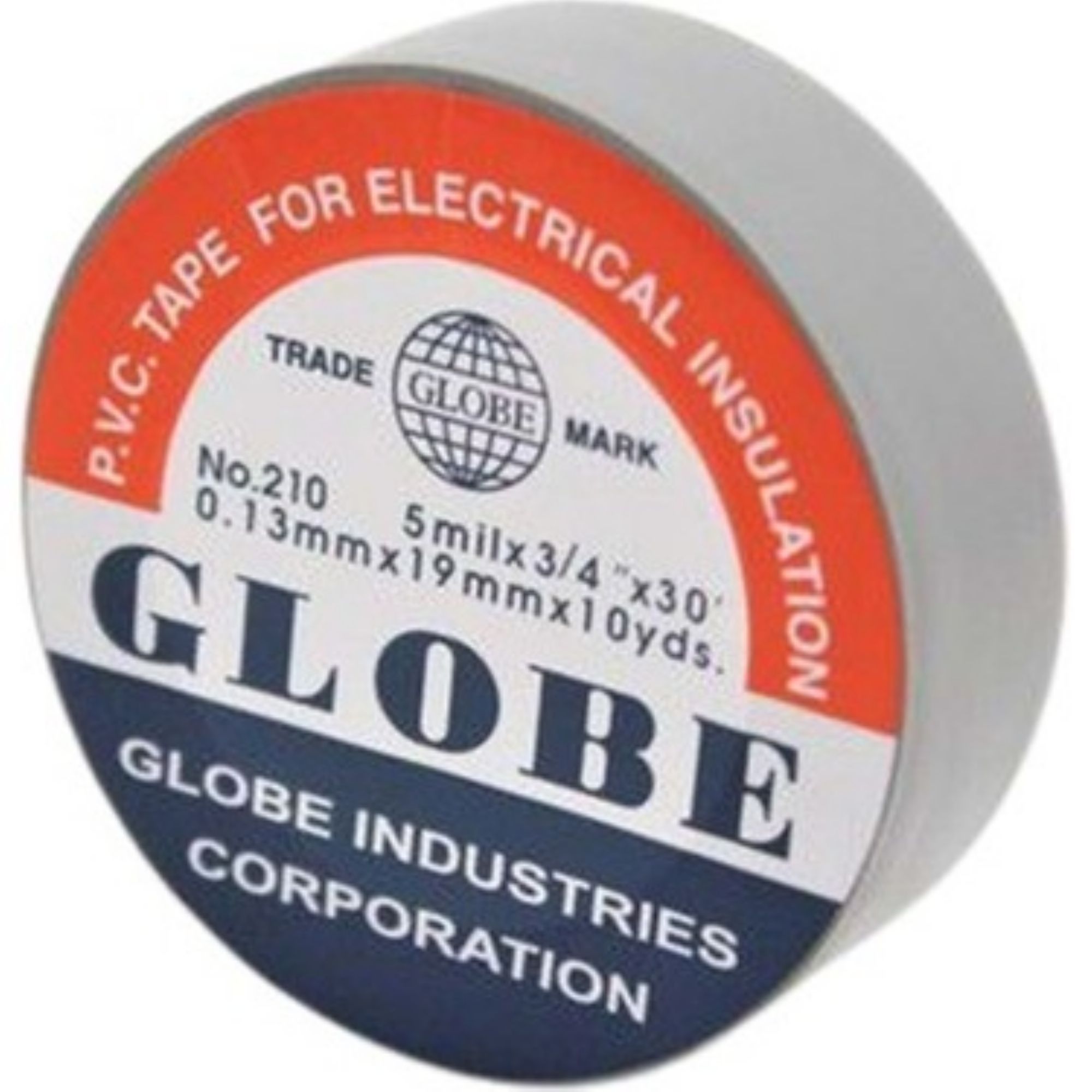 Globe Elektrik Bandı İzole Bant Gri 19 mm (10 Adet ) - koldoor.com