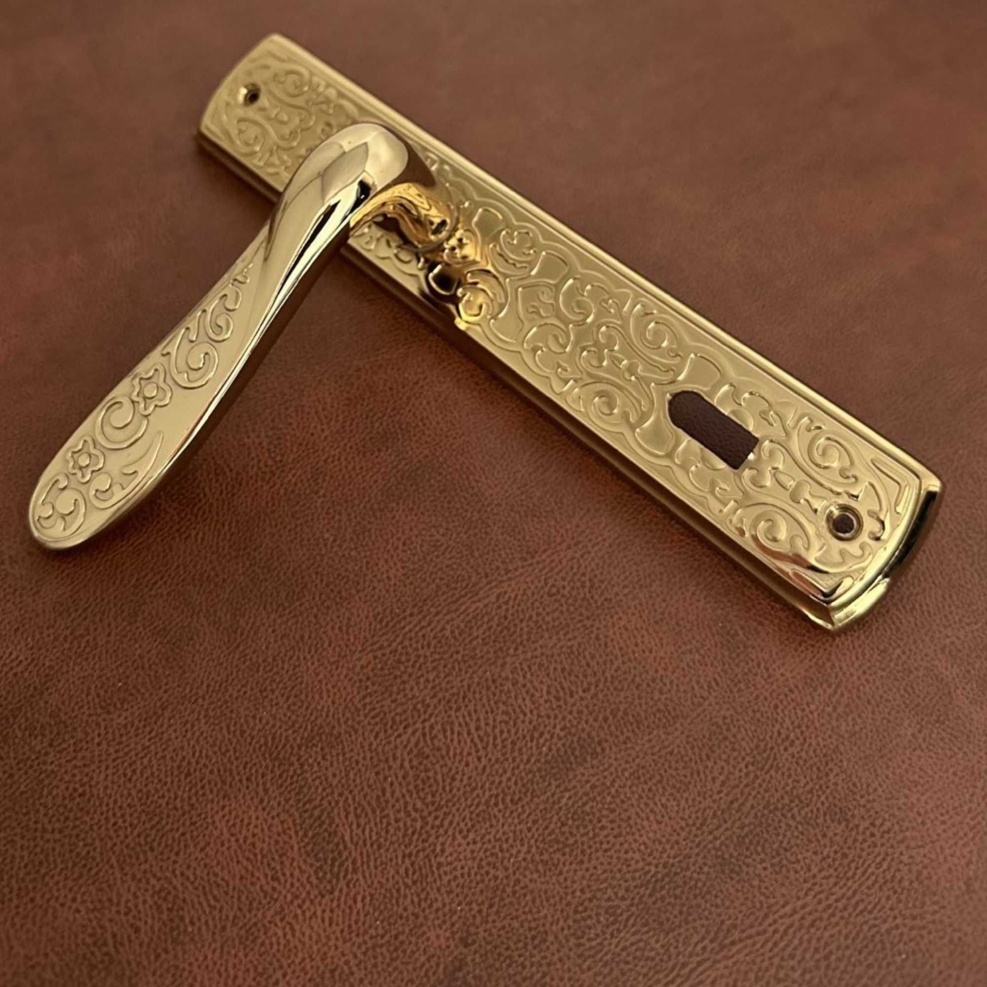 Özen Handles İmza Titanyum ZK19 Zamak Aynalı Oda Kapı Kolu 1 Takım ...