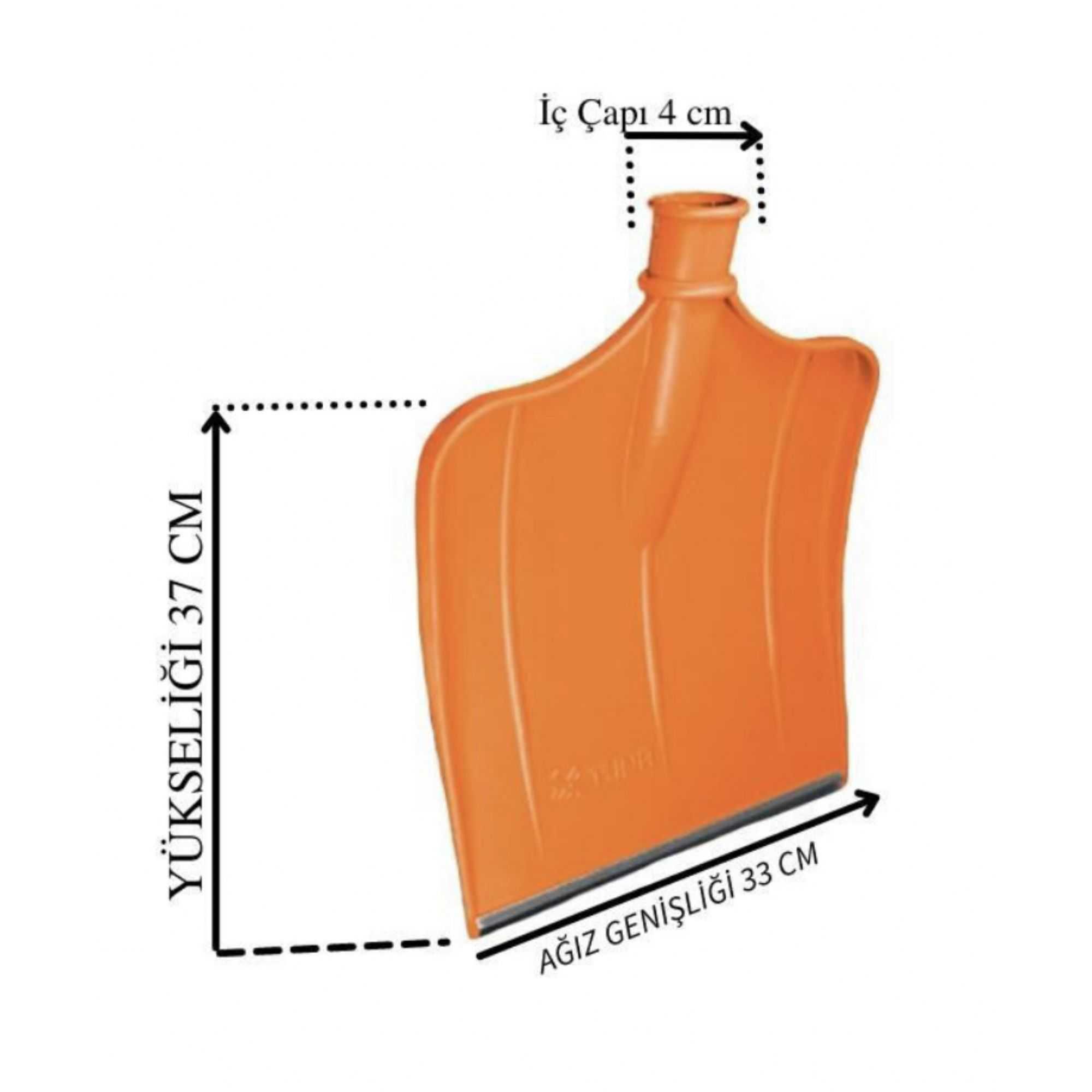 Tuna 212 Plastik Kar Küreği Ucu Demirli ( Sapsız ) - koldoor.com