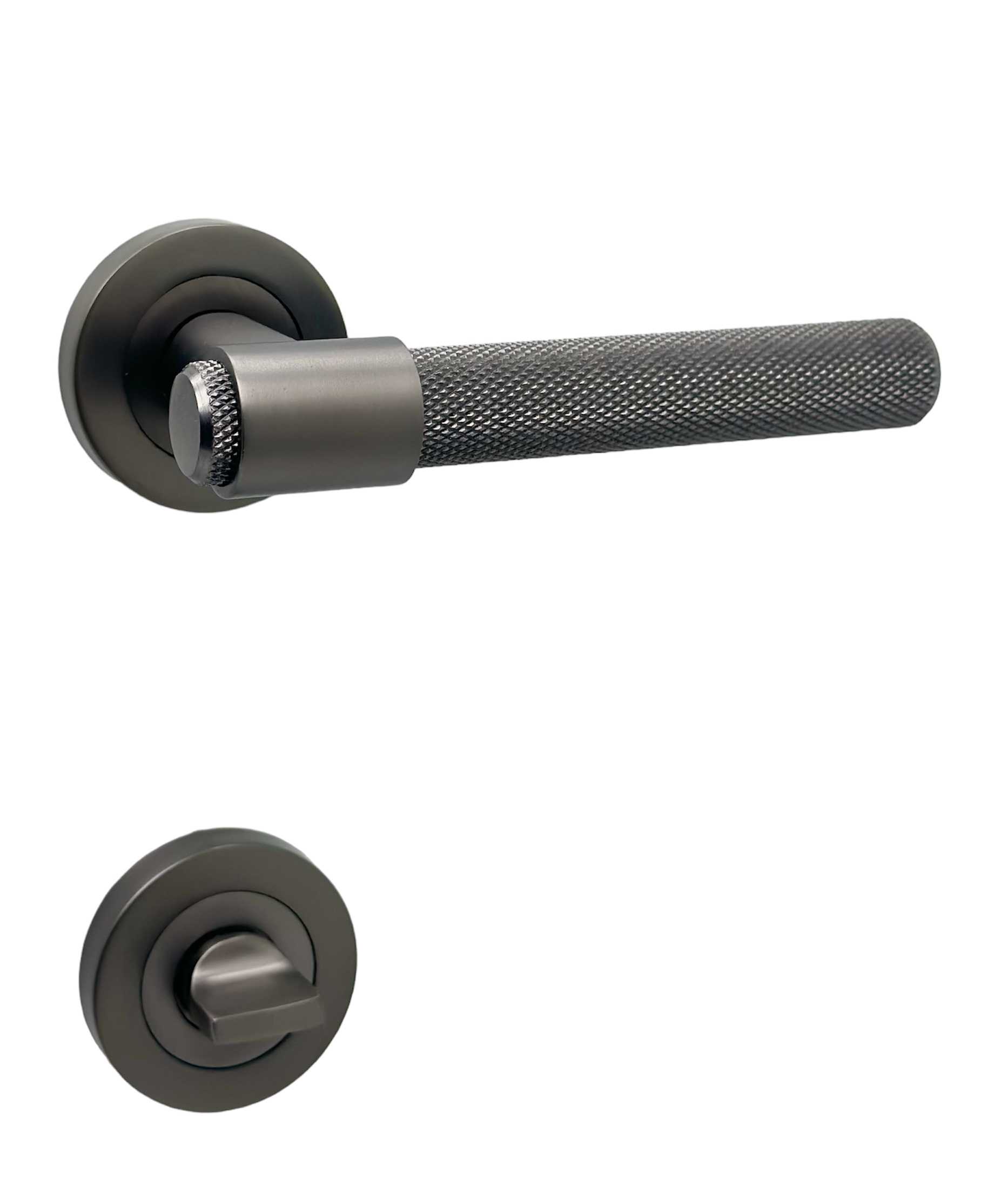 Özen Handles ZK62 Punch Mat Skoç Füme Rozetli Wc Banyo Kapı Kolu 1 ...