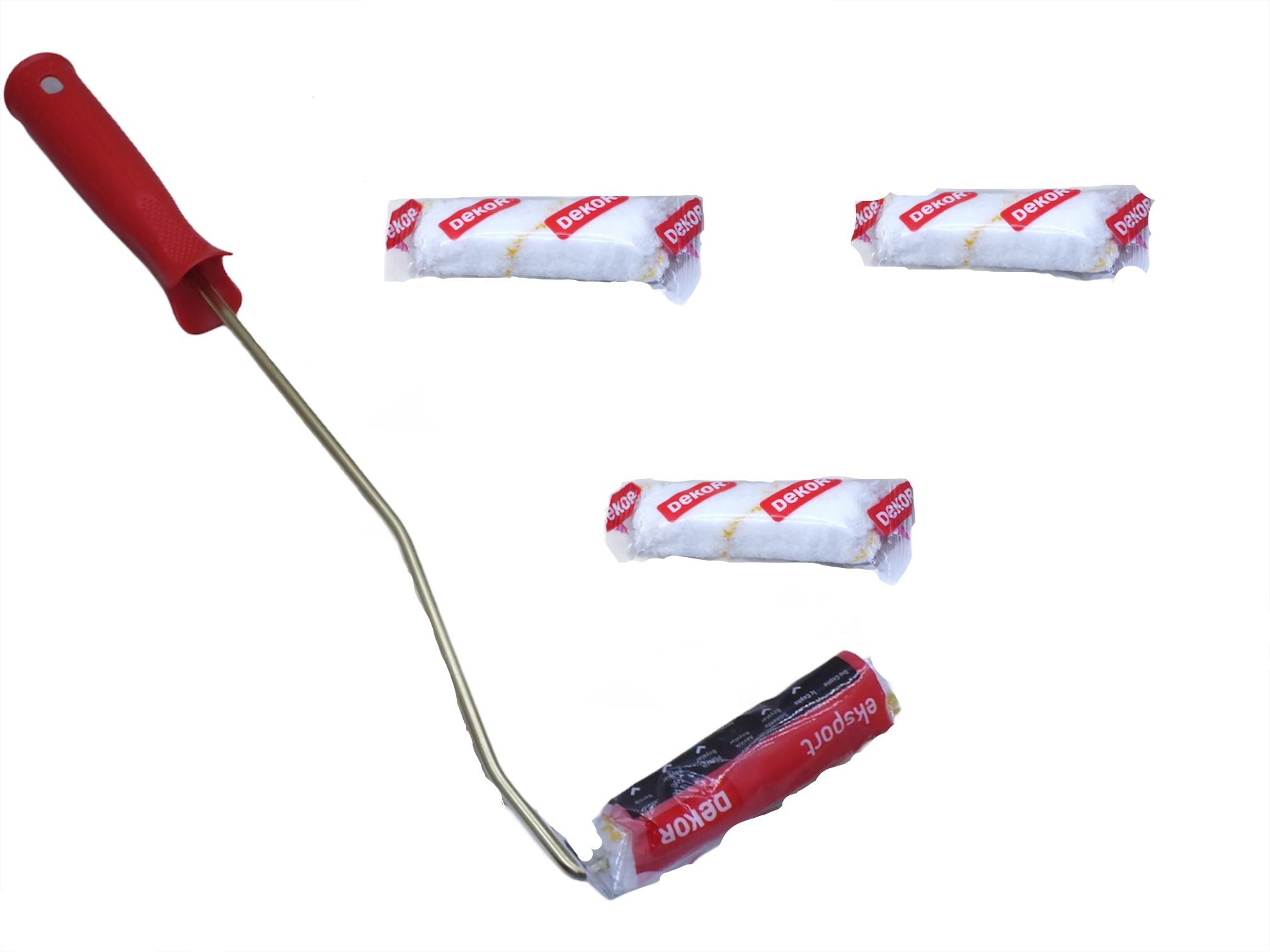 Dekor Parmak Rulo 10 Cm Rulo Yedek Ağzı 3 Adet - koldoor.com